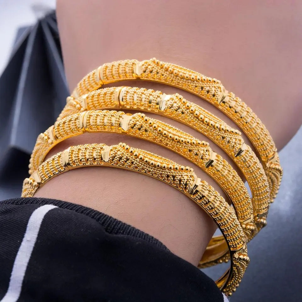Home › 24k Gold Plated Dubai Bangles