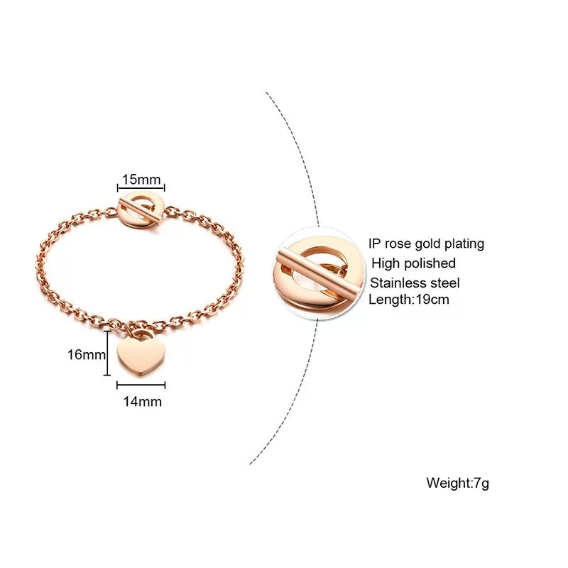 Home › Personalized Heart Bracelet