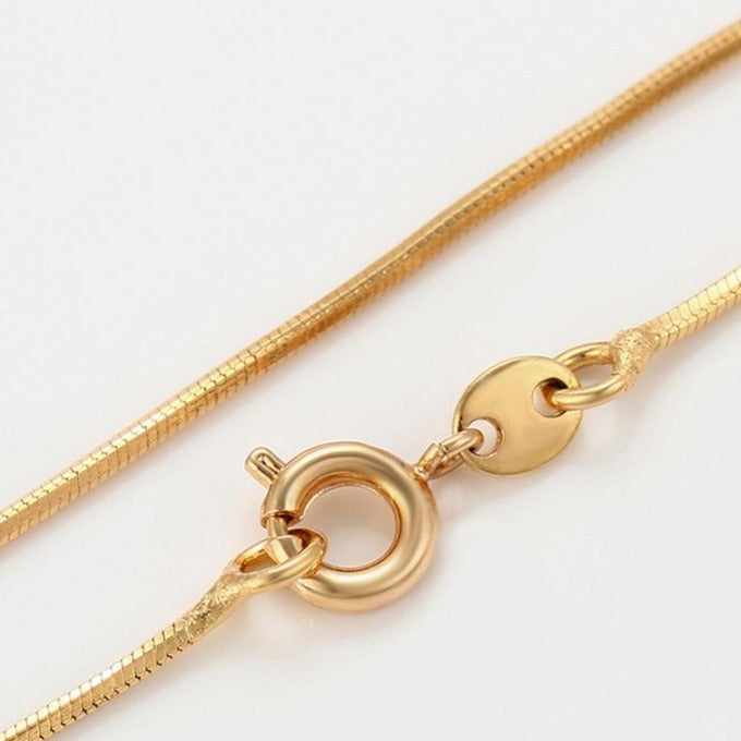 Home › 18k Gold plated Initial Letter Necklace for the Kids