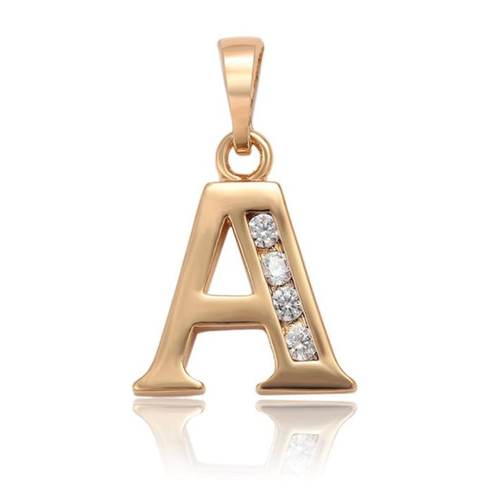 Home › 18k Gold plated Initial Letter Necklace for the Kids