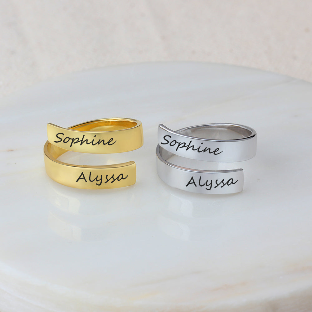 Home › Engraved Two Names Ring